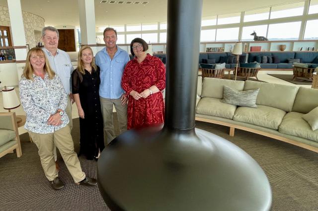 John Hird and Alison Heath leaving Southern Ocean Lodge after 12 ...