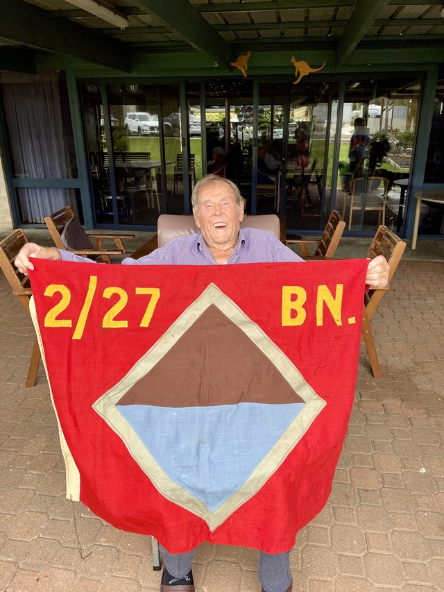 Last Soldier Settler Dudley Roberts to hold special flag on ANZAC Day ...