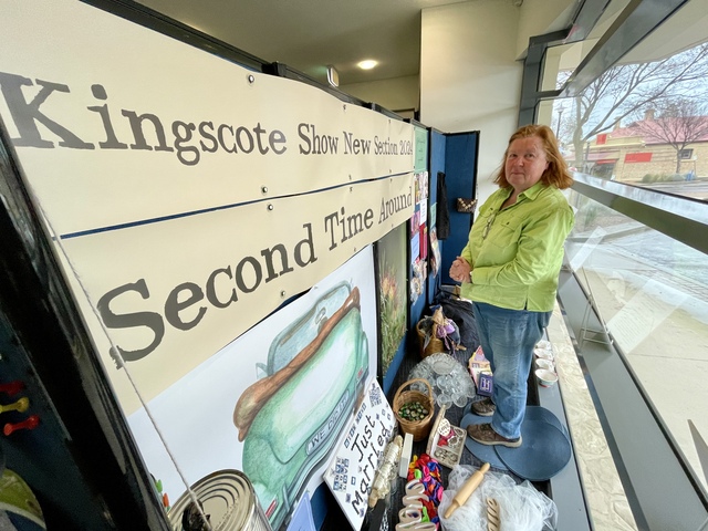 ‘Second Time Around’ exhibition at Kingscote Show with recycled ...
