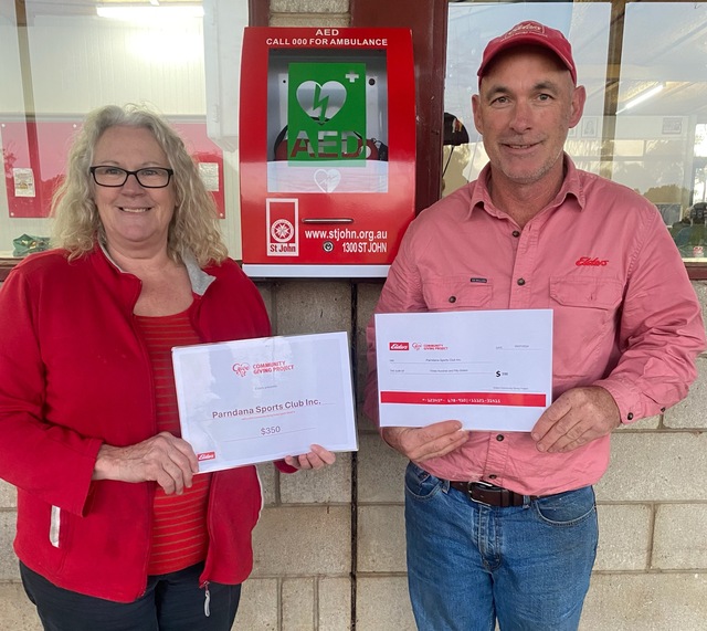 Parndana Sports Club gets new durable outdoor defibrillator cabinet ...