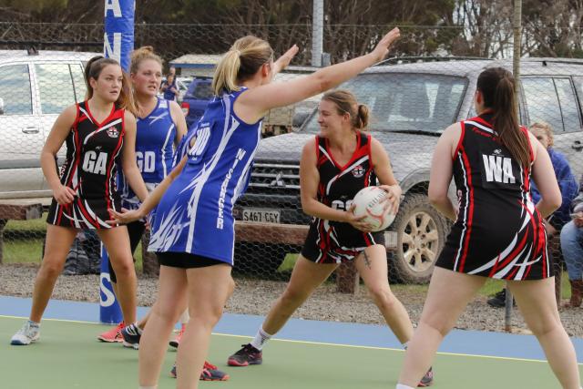 Action from Round 6 of Kangaroo Island netball | The Islander