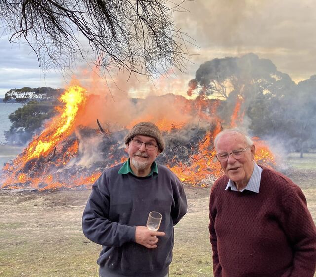 Rebuild Independence Group holds annual bonfire; work on boats ...