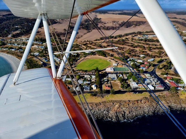 Chook to fly his biplane over Kangaroo Island ANZAC Day services | The ...